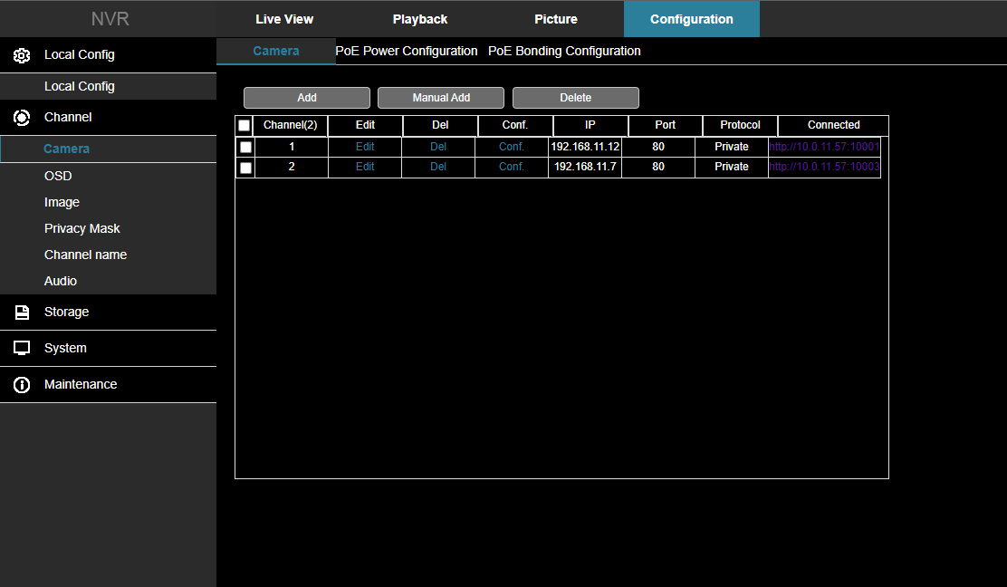 How to add ONVIF Cameras to a Physical Port on a ClareVision NVR