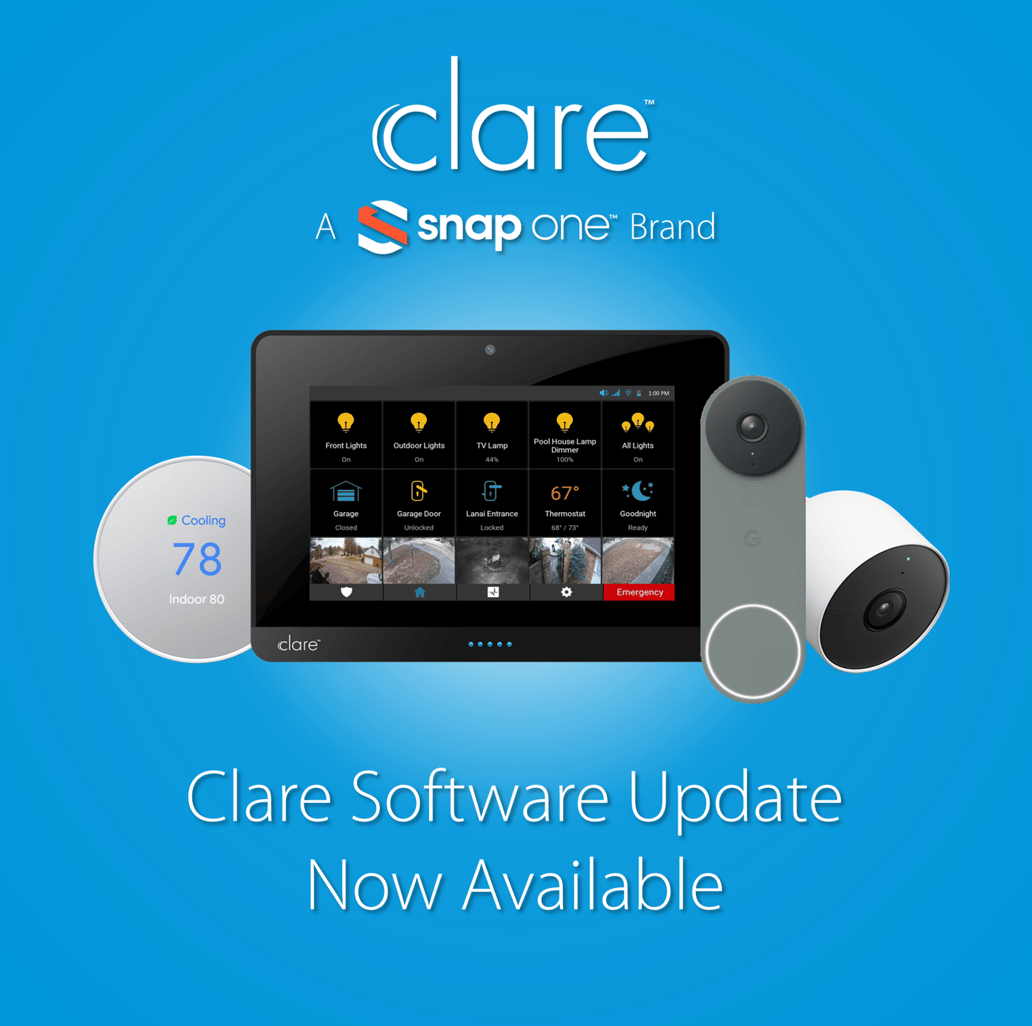 ClareOne Software Update: 10/30/2023