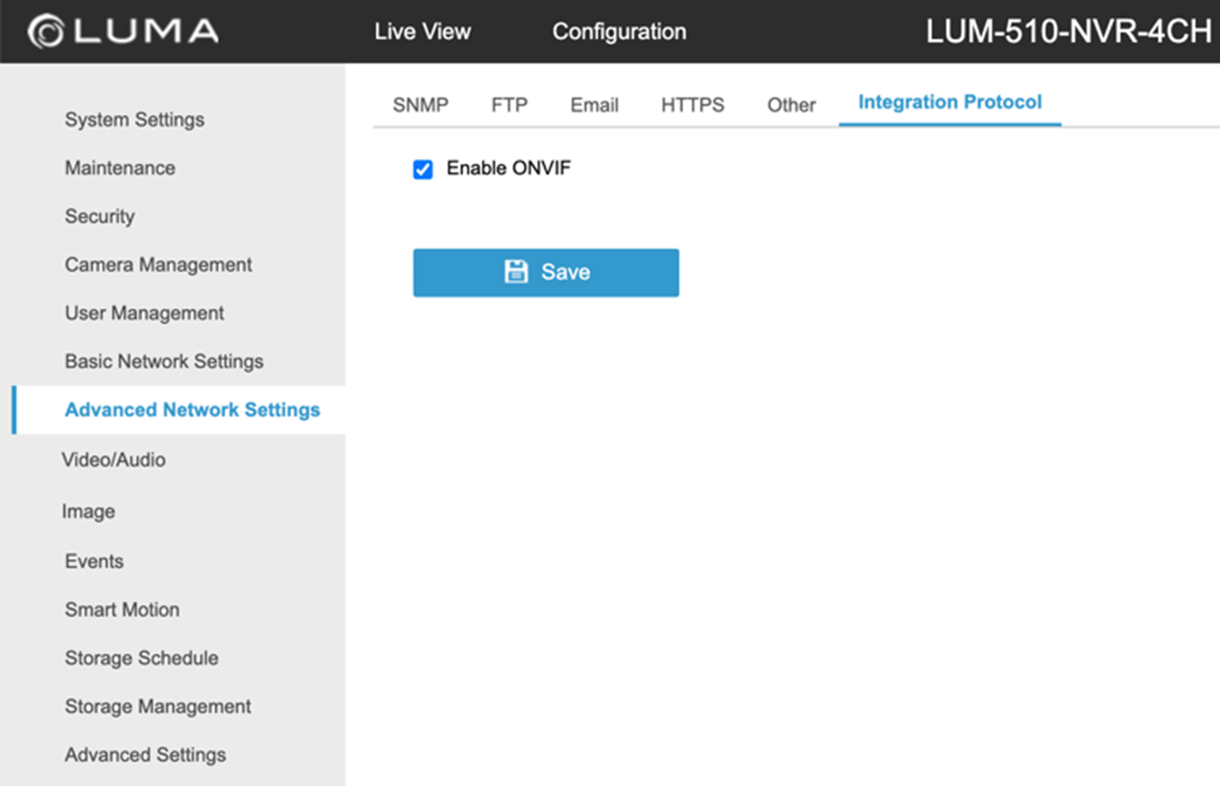 How to add a ClareVision camera to a Luma NVR